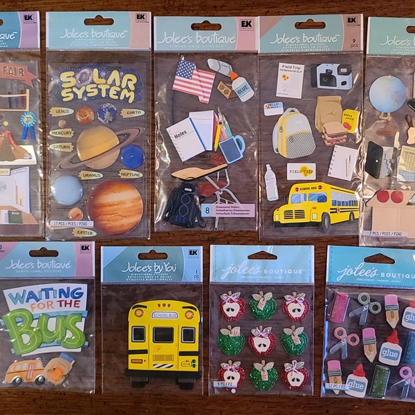 School Scrapbook Stickers - Etsy