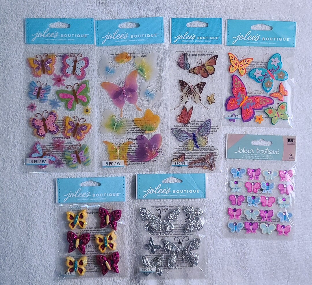 Jolee's Boutique Butterflies Scrapbook Stickers - Etsy