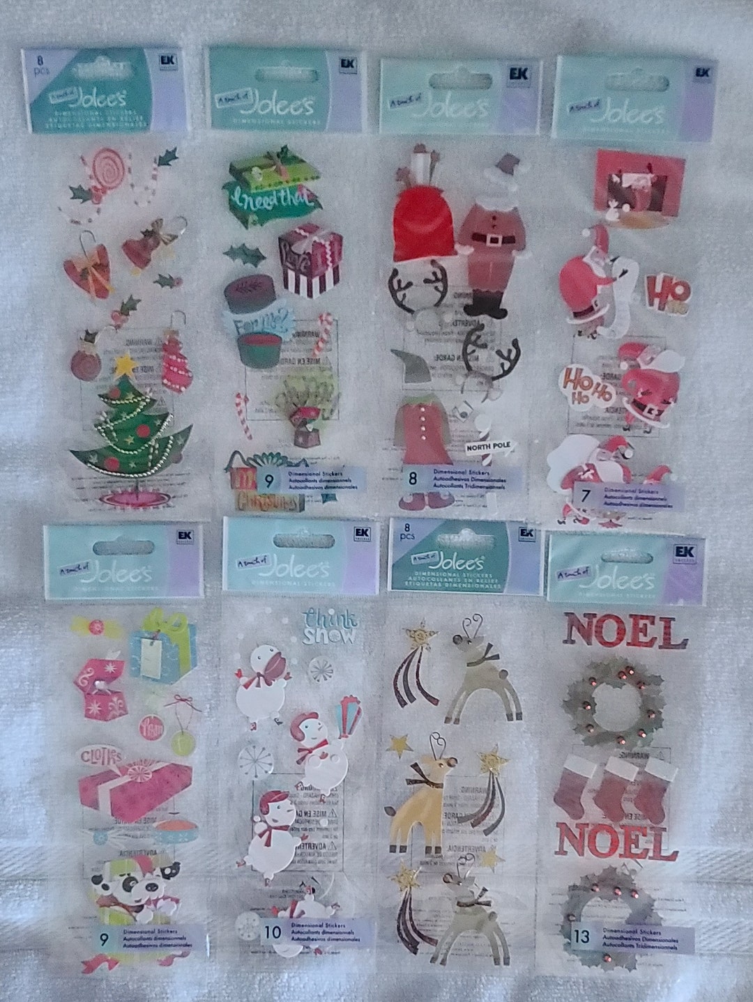 Jolee's Boutique Christmas Scrapbook Stickers - Etsy