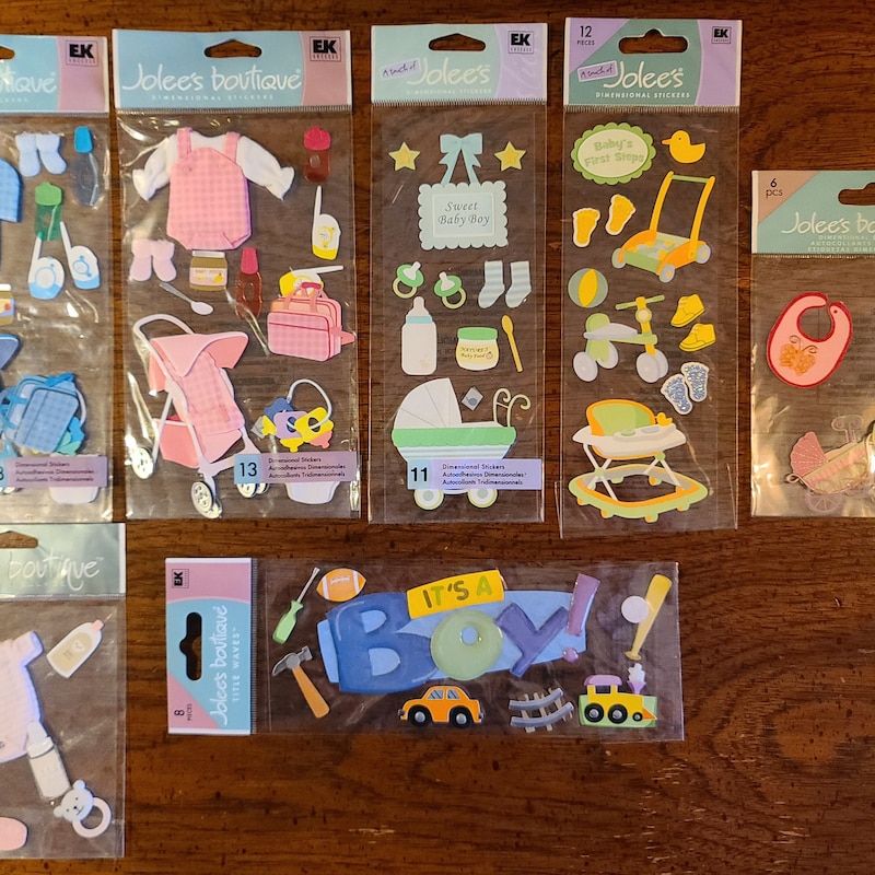 Baby Girl Stickers - Etsy