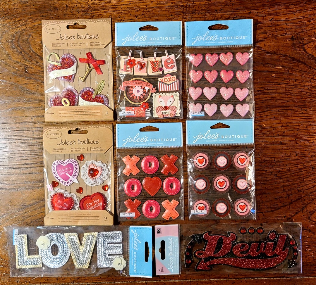 Jolee's Boutique Valentine's Day II Scrapbook Stickers - Etsy