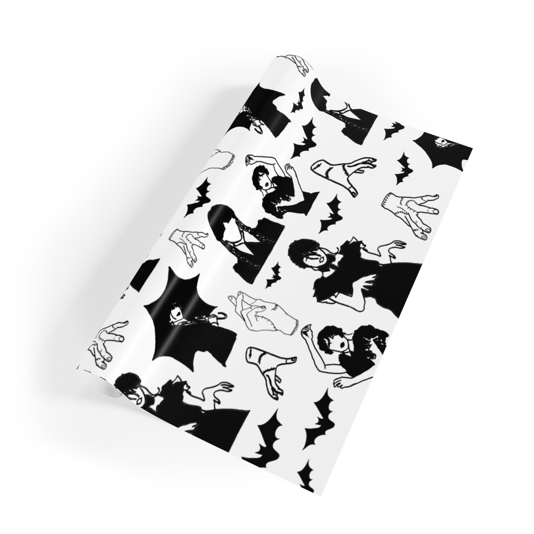 Wednesday Addams & Thing Halloween Wrapping Paper sold by Giselle ...