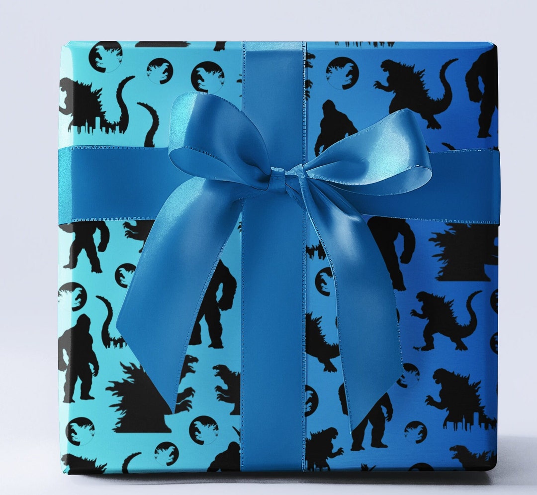 King Kong Vs Godzilla Gift Wrapping Paper King Kong Birthday Godzilla ...