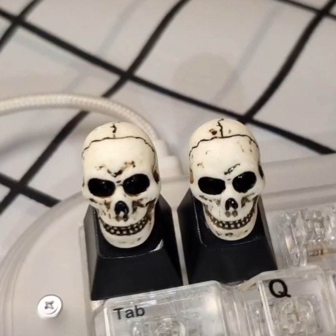 Skull Keycap 1pc Cool Skull Keycap Gothic Style Keycap Personalized ...