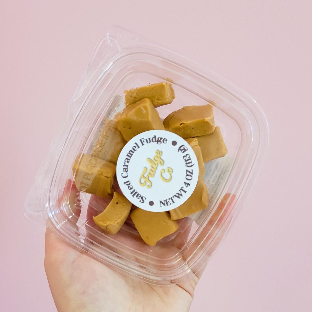 Salted Caramel Fudge - Etsy