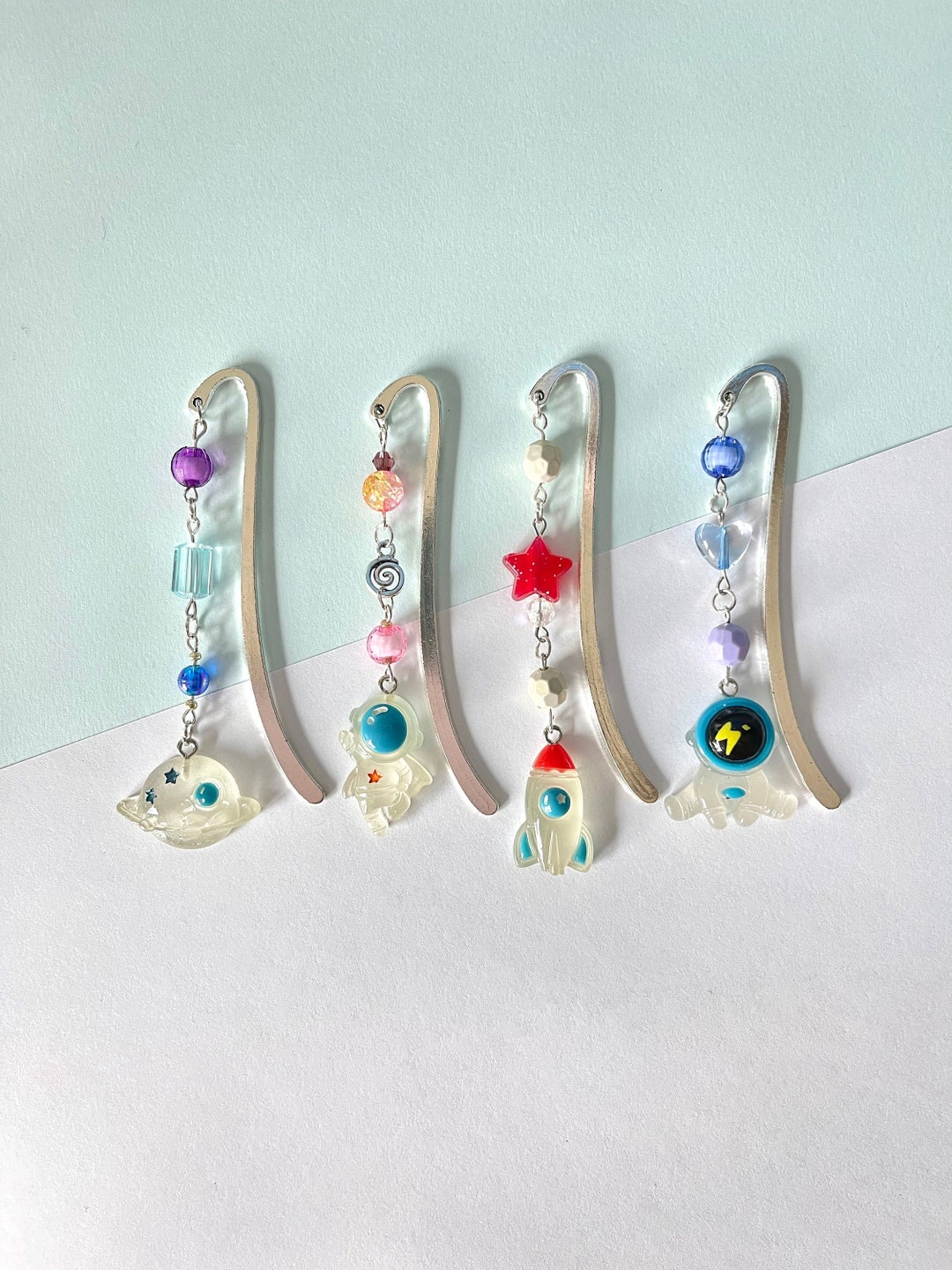 Space Bookmarks / Kawaii / Y2K / Beaded Bookmarks - Etsy