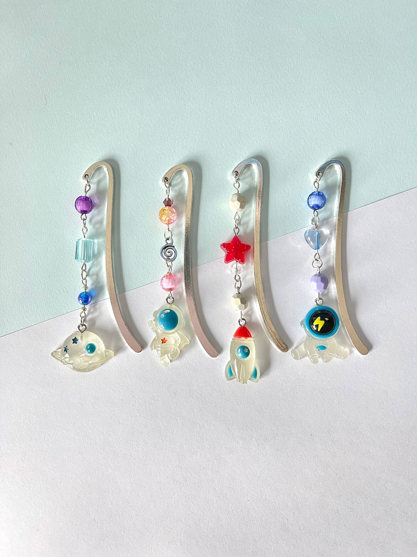 Space Bookmarks / Kawaii / Y2K / Beaded Bookmarks - Etsy