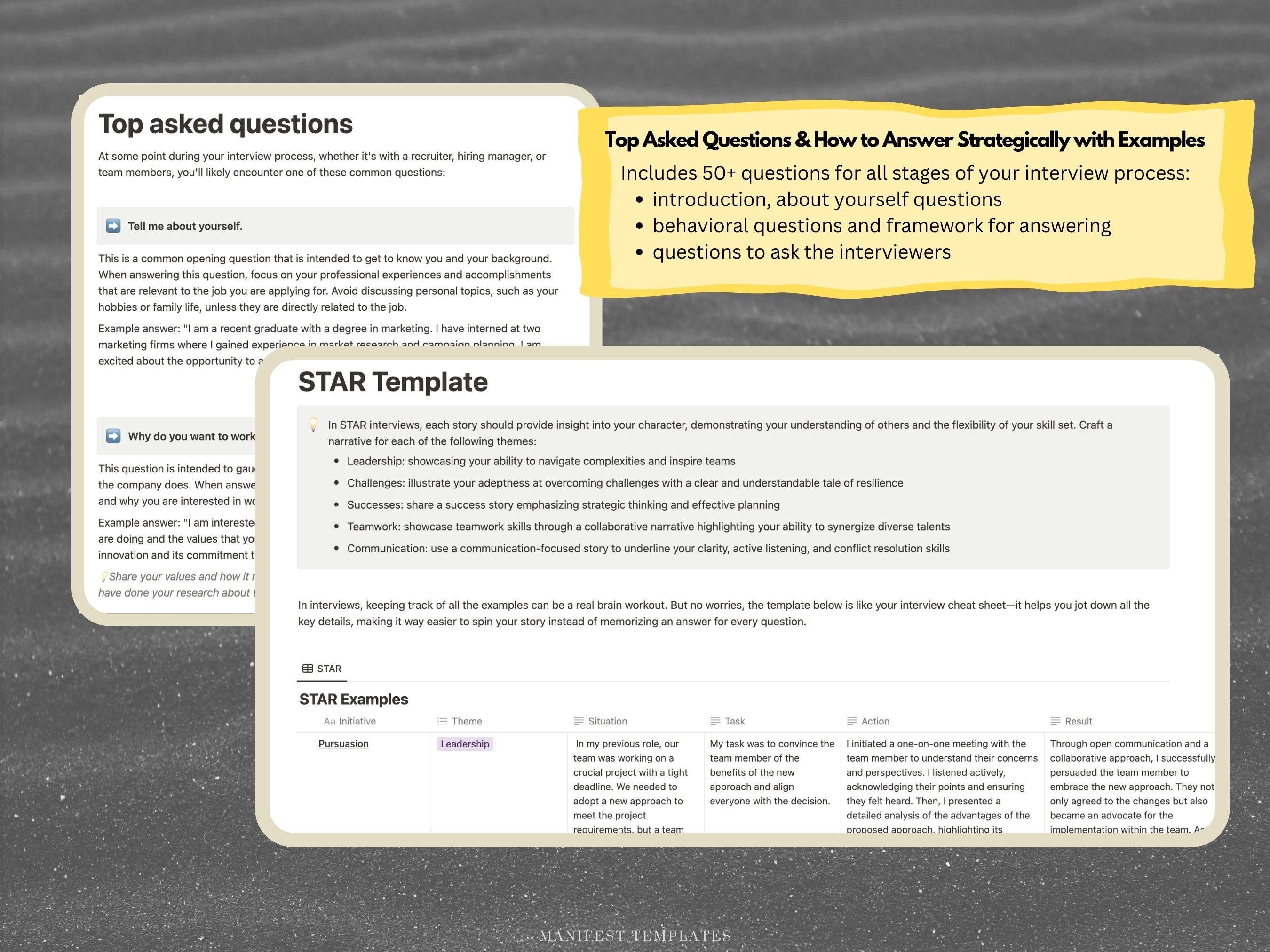 2024 Job Interview Questions Database Template Notion Template - Etsy 2024 Job Interview Questions Database Template Notion Template - Etsy