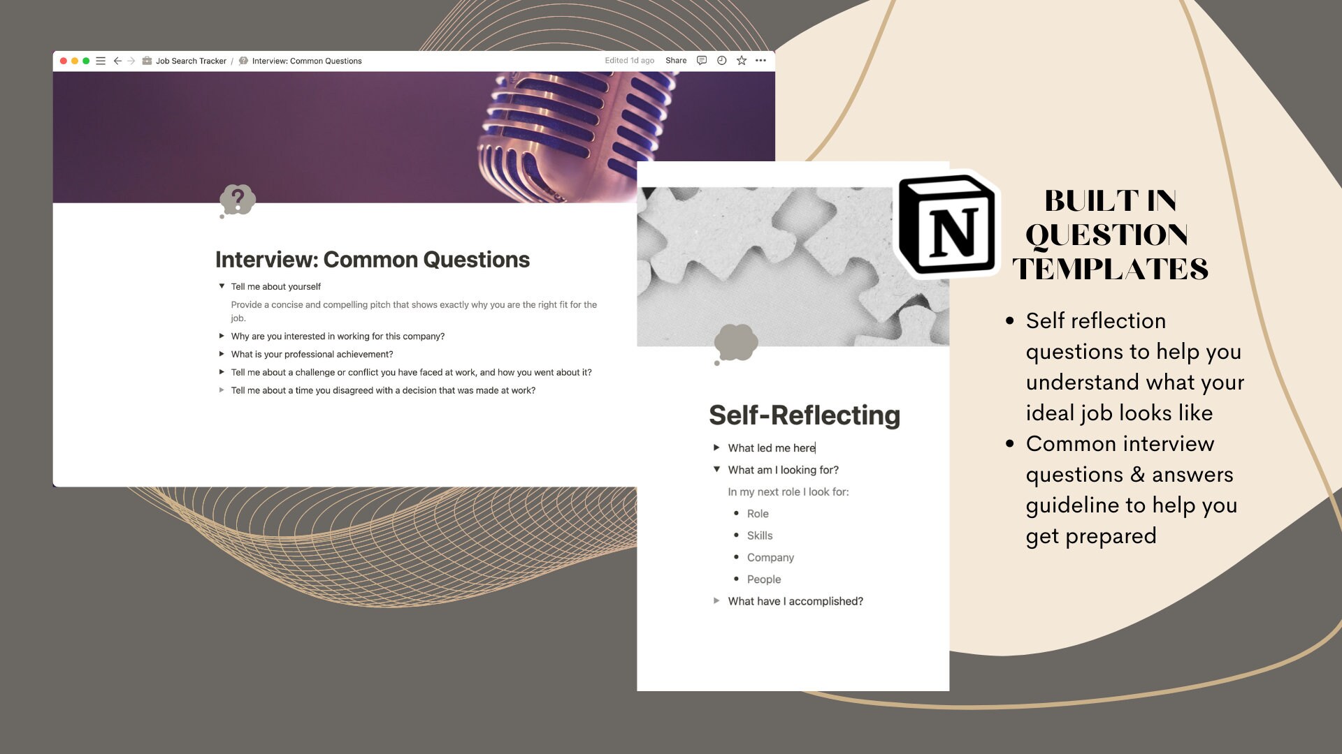 Notion Template Simple Job Search Dashboard & Application Tracker - Etsy