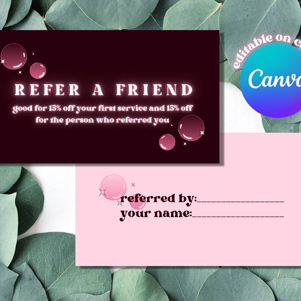 Referral Card - Etsy