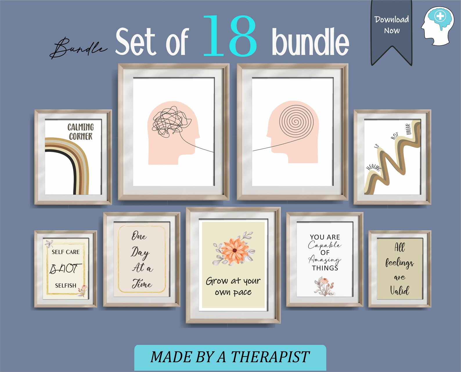 18 Psychologist Sign Psych Gifts Set Door Bundle School Psychology ...