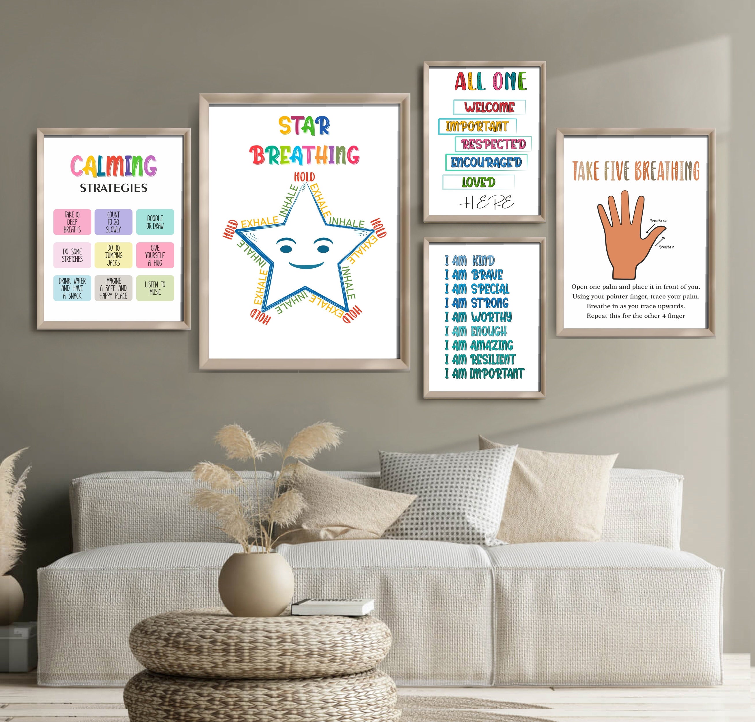 30 Classrom Decor School Counselor Door Sign Bundle Boho School ...