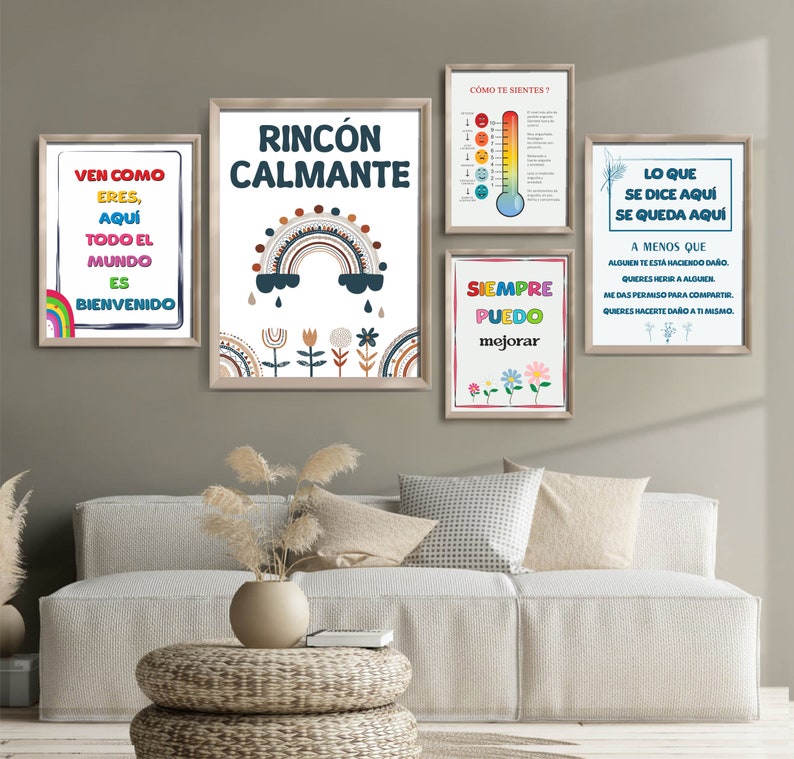 28 Spanish Salud Mental Print, Spanish Bulletin Board Calming Corner ...