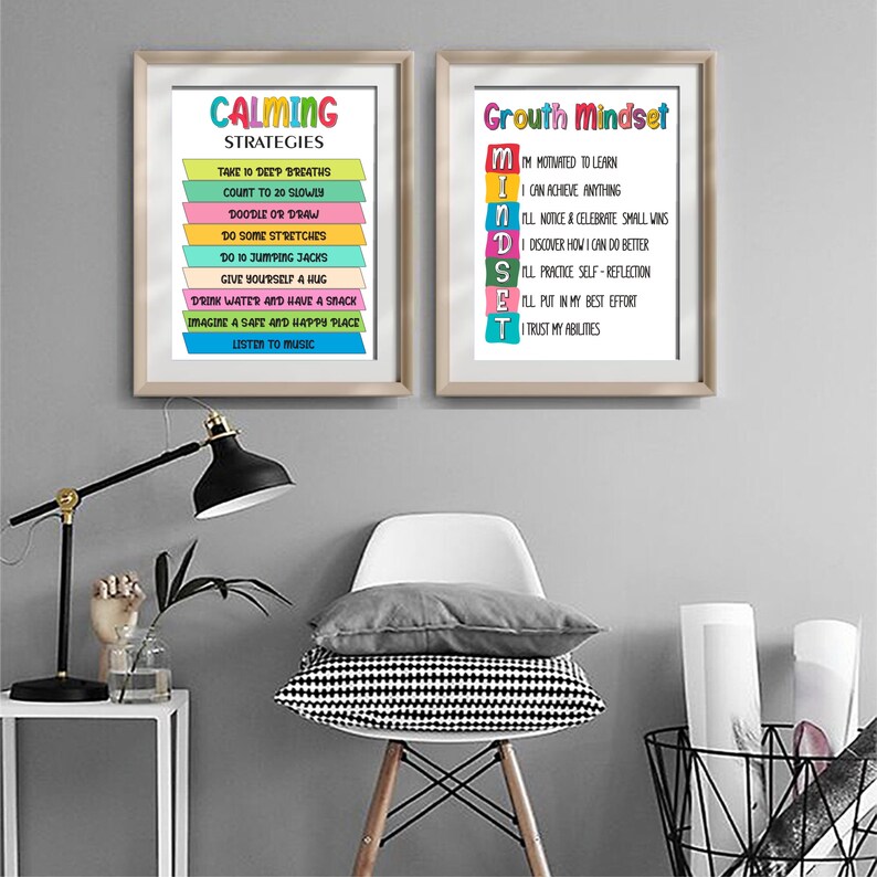 35 Mental Health Poster Calming Corner Posters School Counselor Posters ...