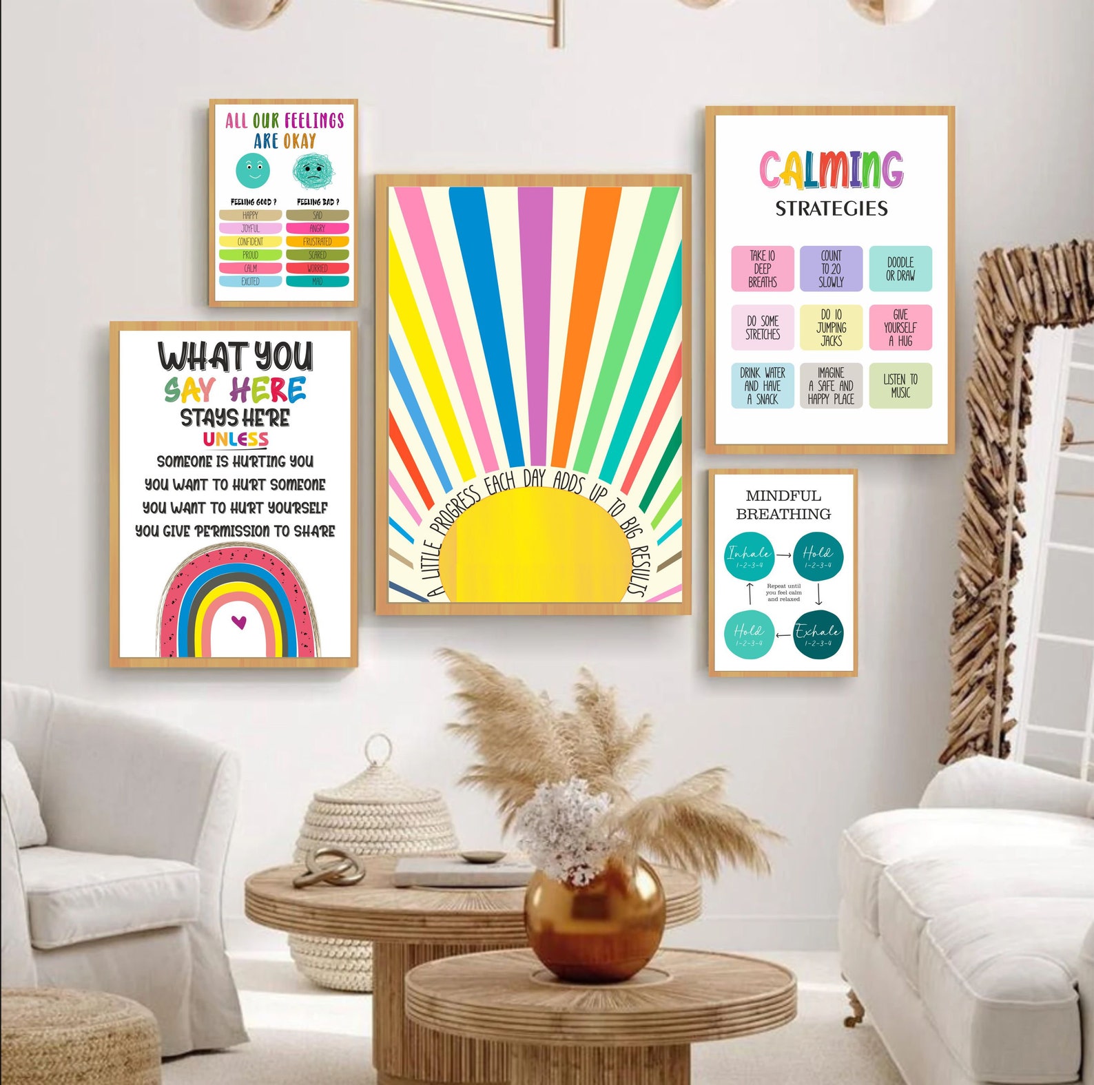 38 Calm Corner Posters, Calming Corner, Classroom Decor, Calm Down ...