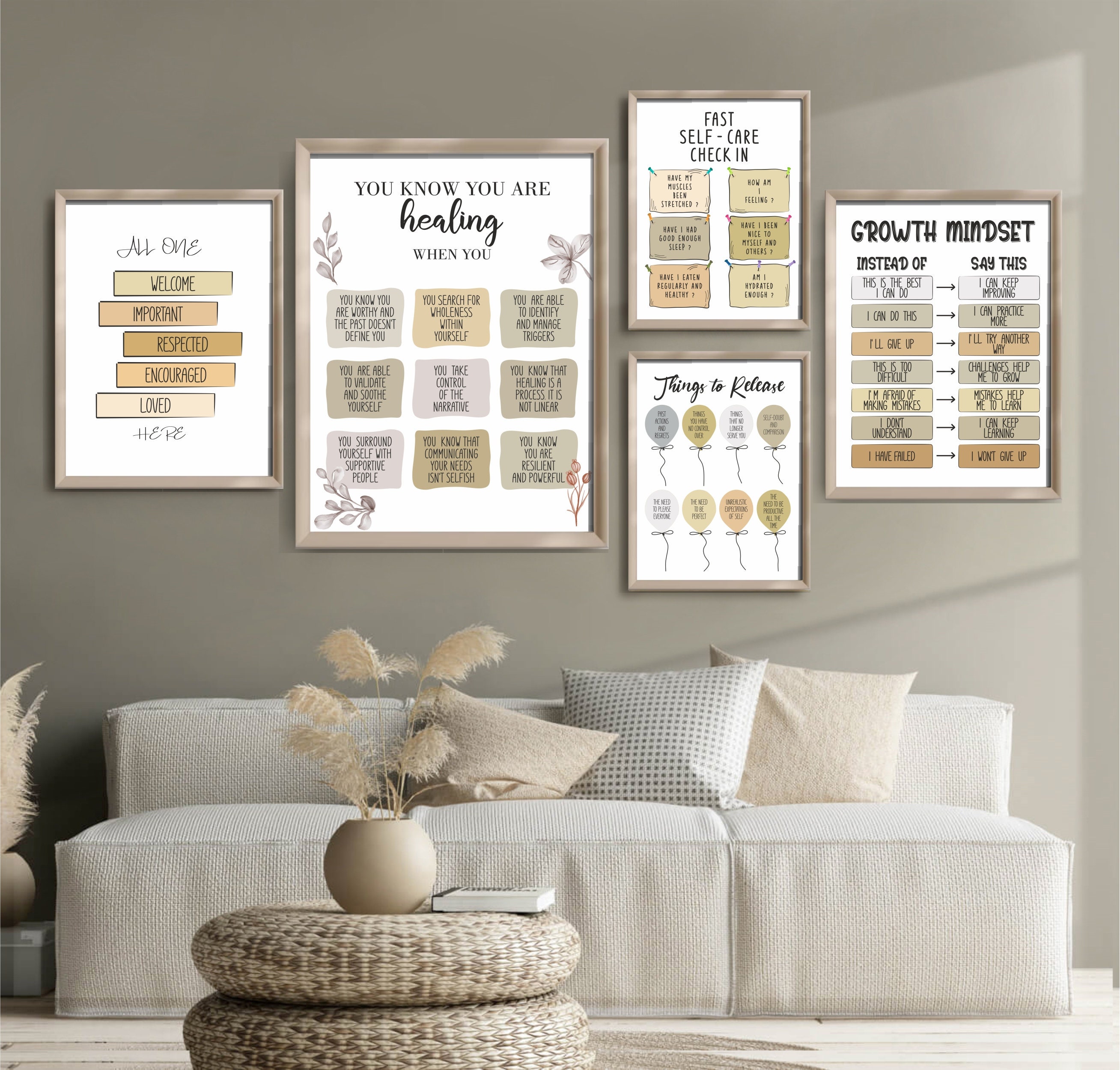 40 School Counselor Bulletin Board Kit Calming Corner Classroom Calm ...