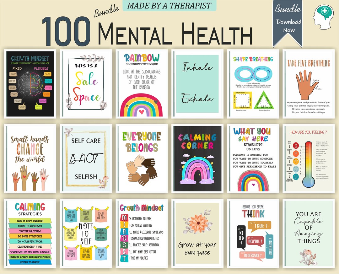100 Calming Corner Posters School Counselor Posters Calm Corner ...