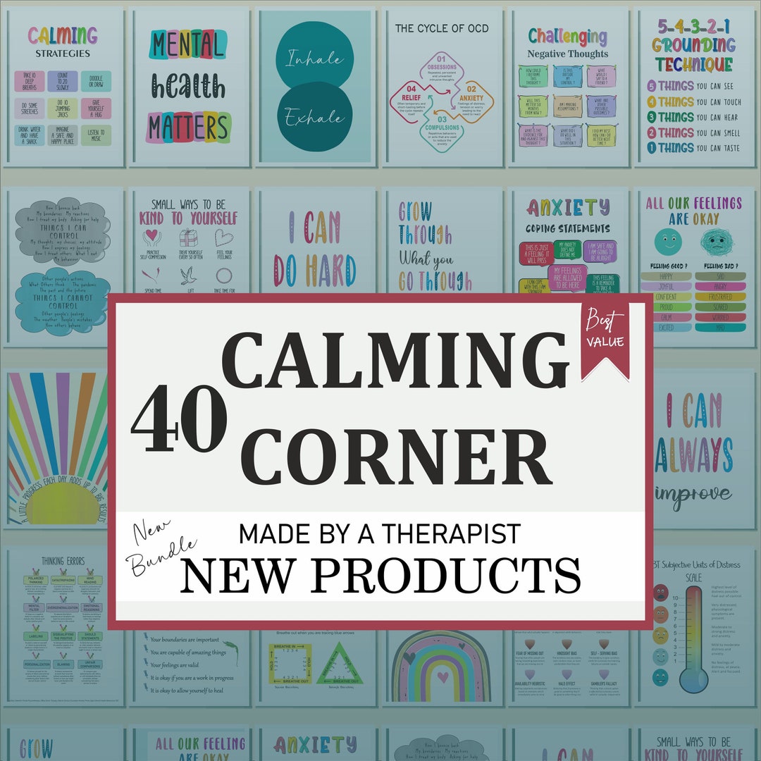 40 Mental Health Poster Classrom Decor School Counselor Door - Etsy