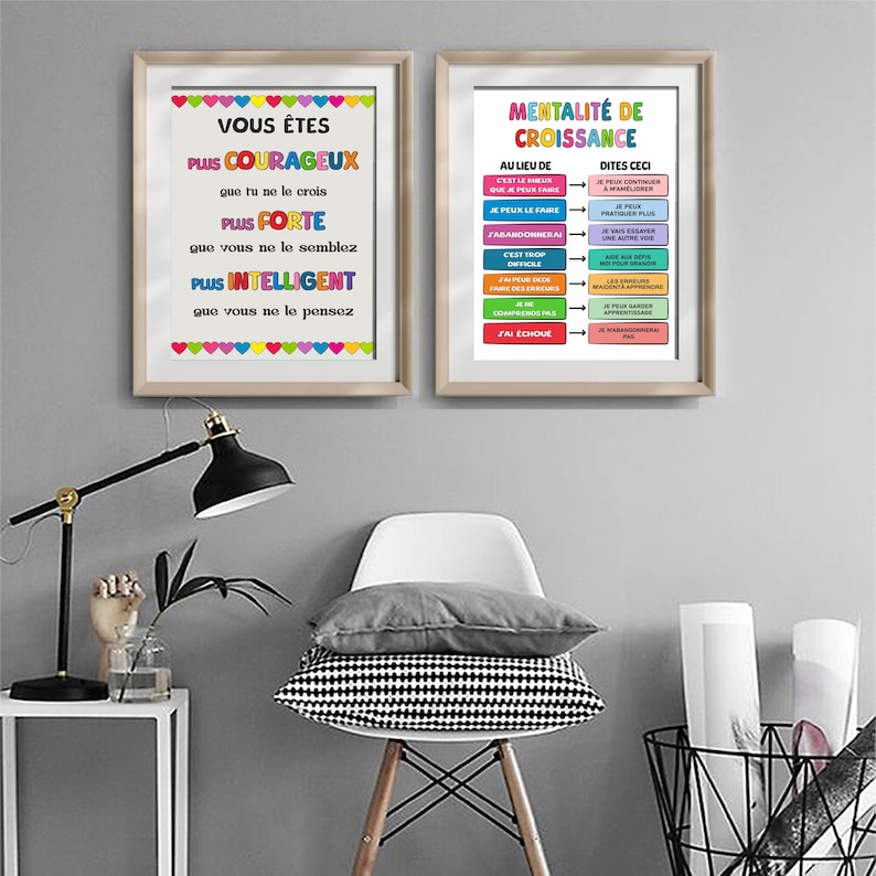 28 French Affiche Enfant Trousse école Classroom Decor Affiches ...
