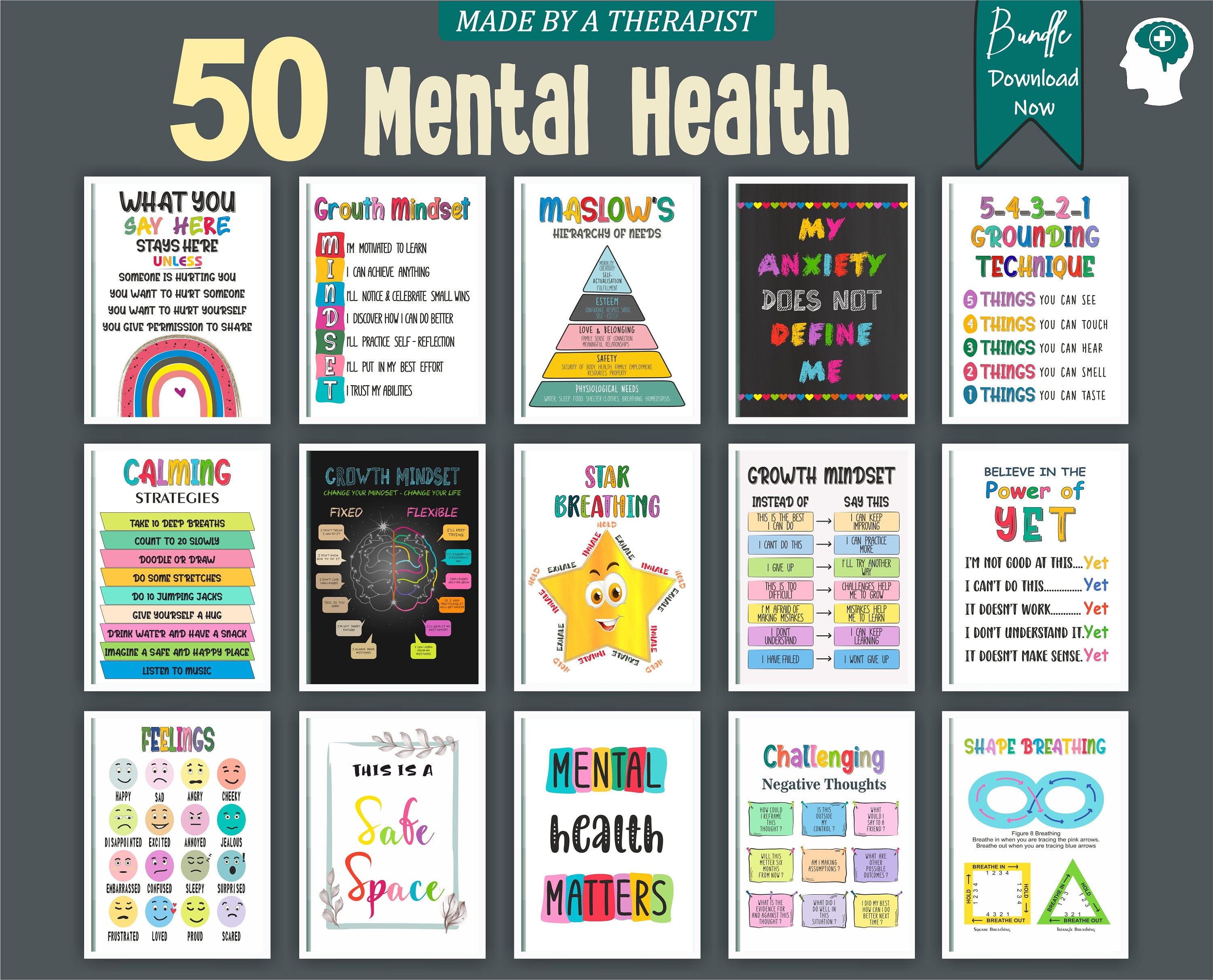 50 English Classroom Decor Bundle Posters Speech Therapy - Etsy