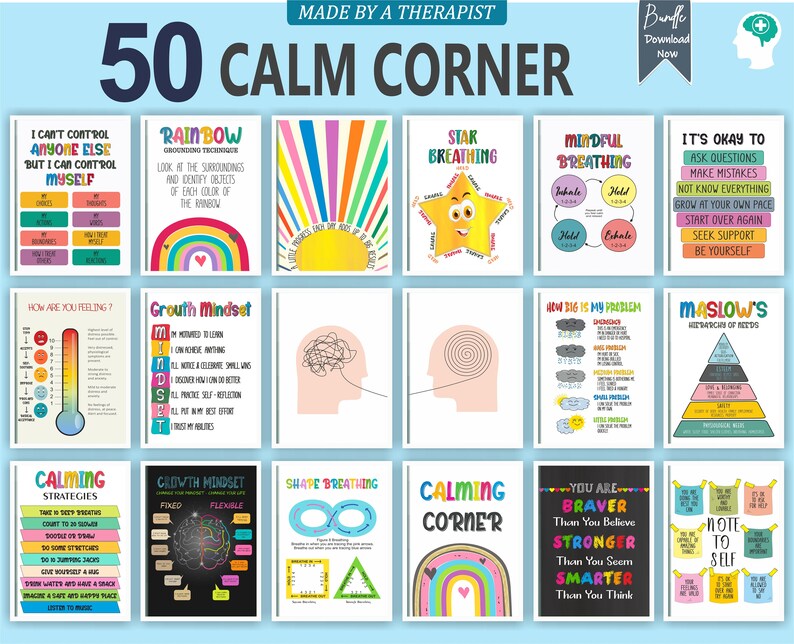 50 School Psychologist Wall Art Social Worker Office Decor Mental ...