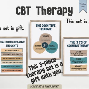 50 Office Menthal Counselor School Decor Mental Health Posters ...