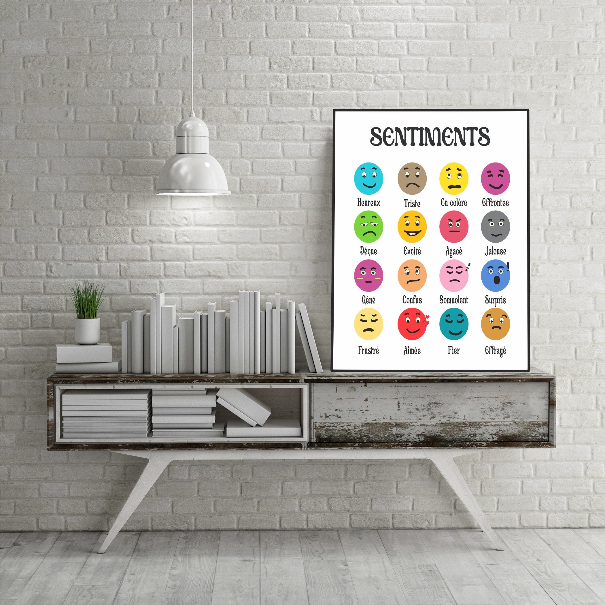 French Feelings Wheel Roue Des émotions Roue Des Sentiments Emotions ...