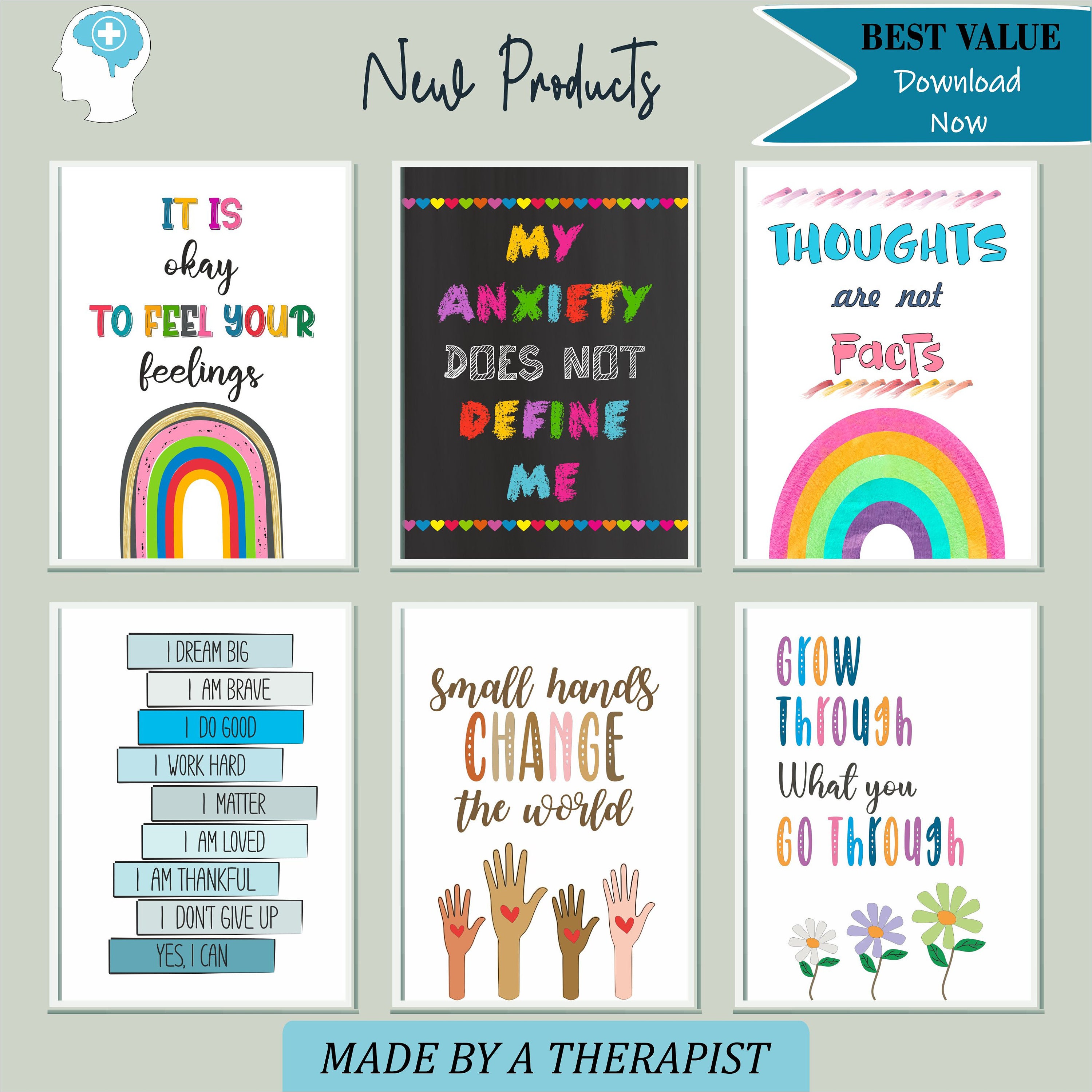 50 English Classroom Decor Bundle Posters Speech Therapy - Etsy