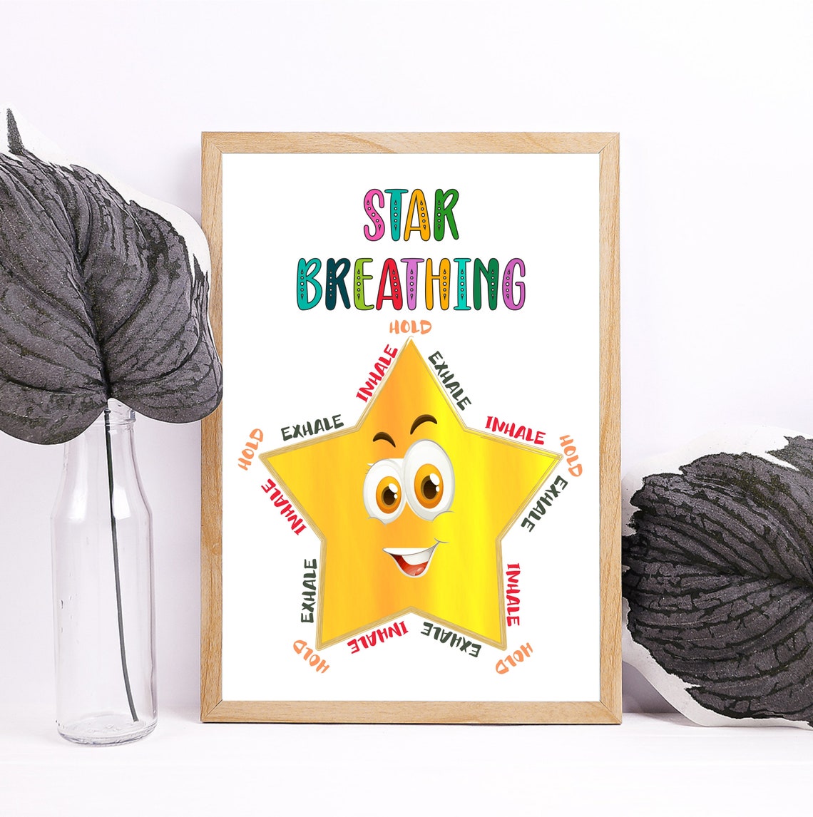 20 Calm Down Corner Mental Health Feelings Chart Psych Gifts Set Door ...