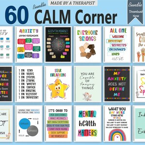 60 School Counselor Office Therapy Art Calm Colors Classroom Decor ...
