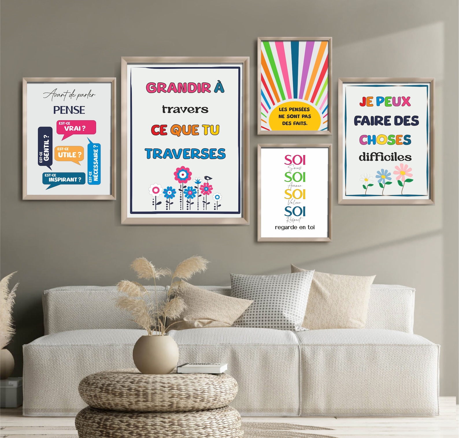 28 French Affiches Santé Mentale Therapy Print French Affiche Enfant ...