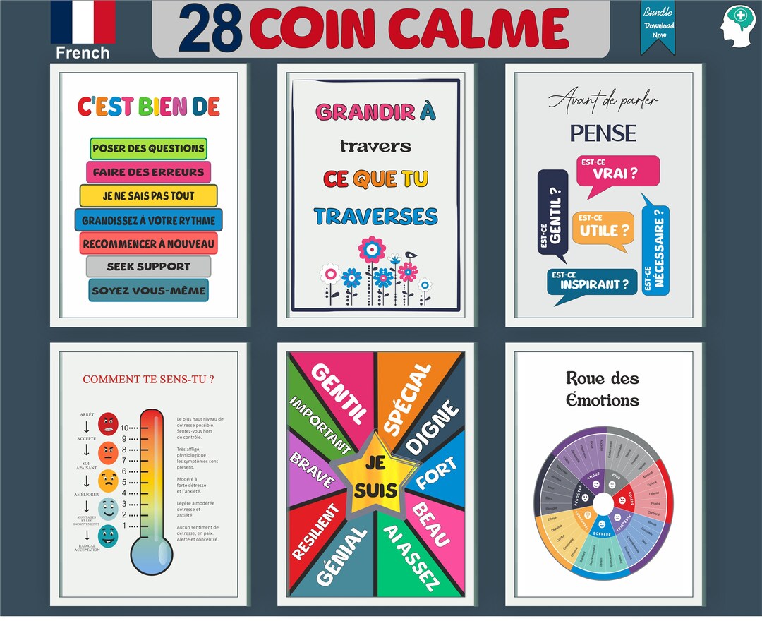 28 French Affiche Enfant Trousse école Classroom Decor Affiches ...