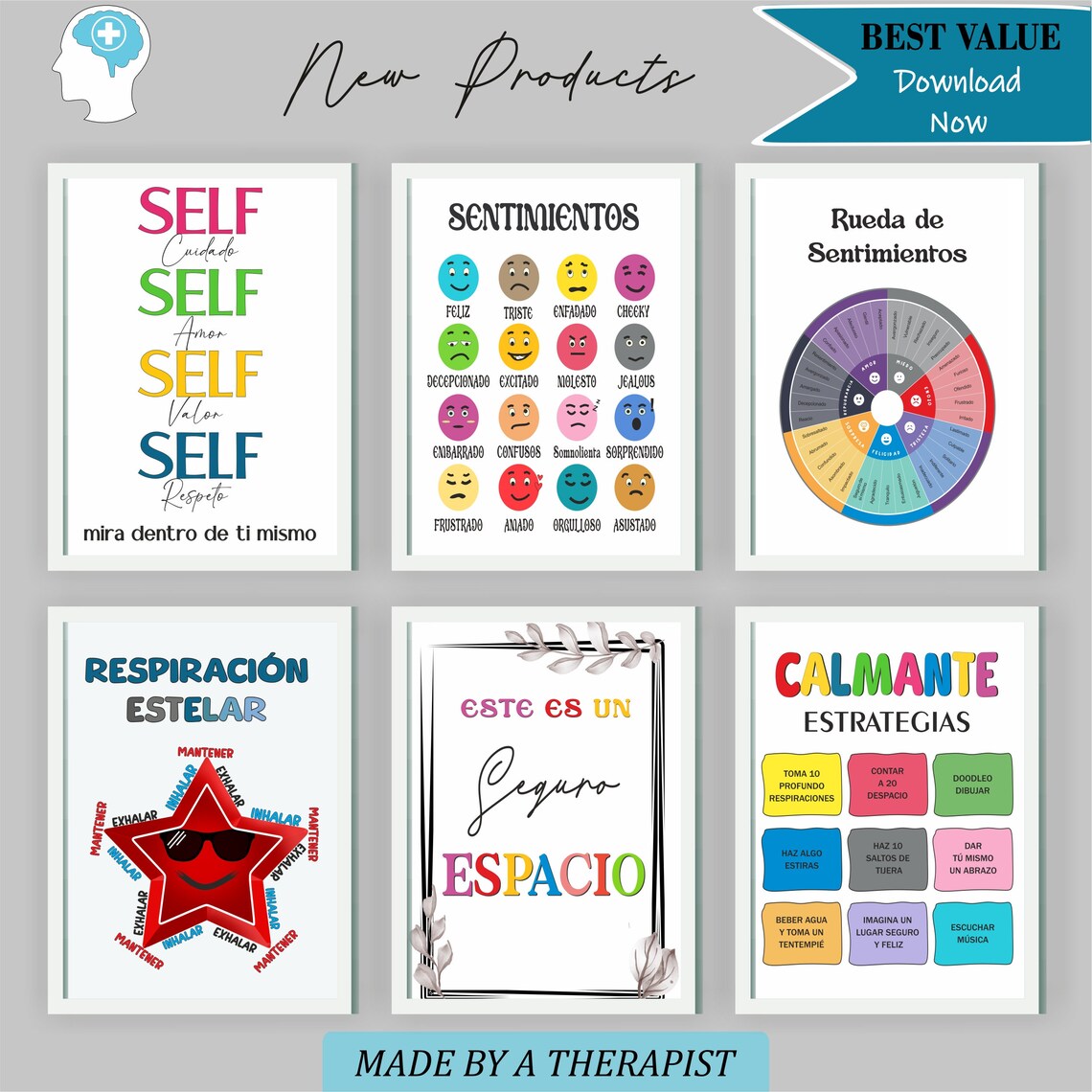 28 Spanish Social Emotional, Therapy Room Decor, Spanish School ...