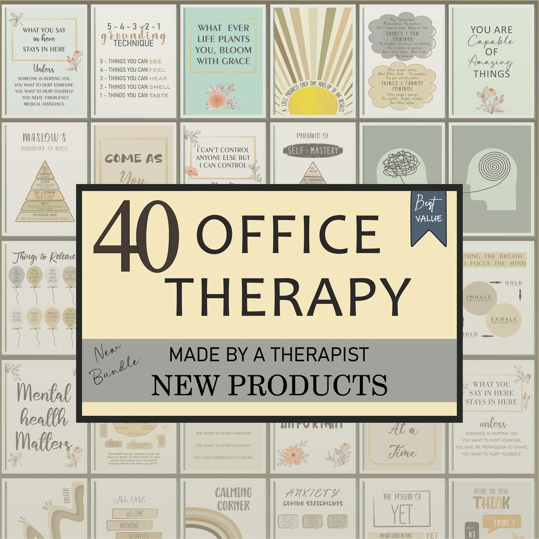 40 School Counselor Office Therapy Art Health Room Sign Educational ...