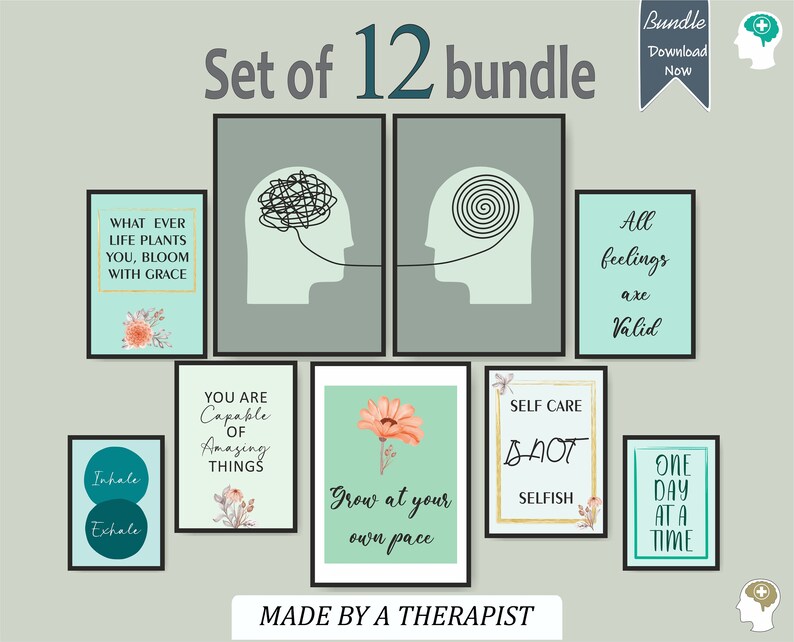 12 Calming Down Corner Boho Classroom Decor Fall Bulletin Board ...