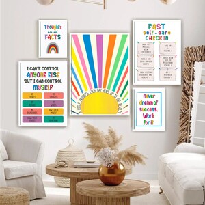 40 Educational Posters Printable Emotions Poster Health Room Sign ...