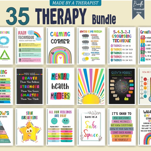 Mental Health Bulletin Board Kit - Etsy