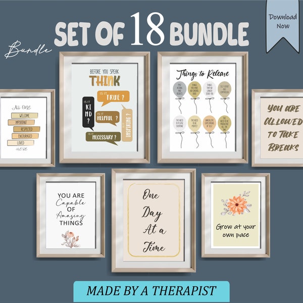 Mental Health Bulletin Board Kit - Etsy