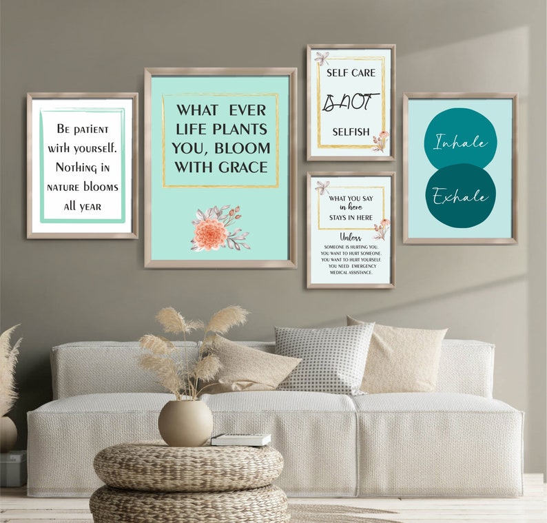 12 Calming Down Corner Boho Classroom Decor Fall Bulletin Board ...