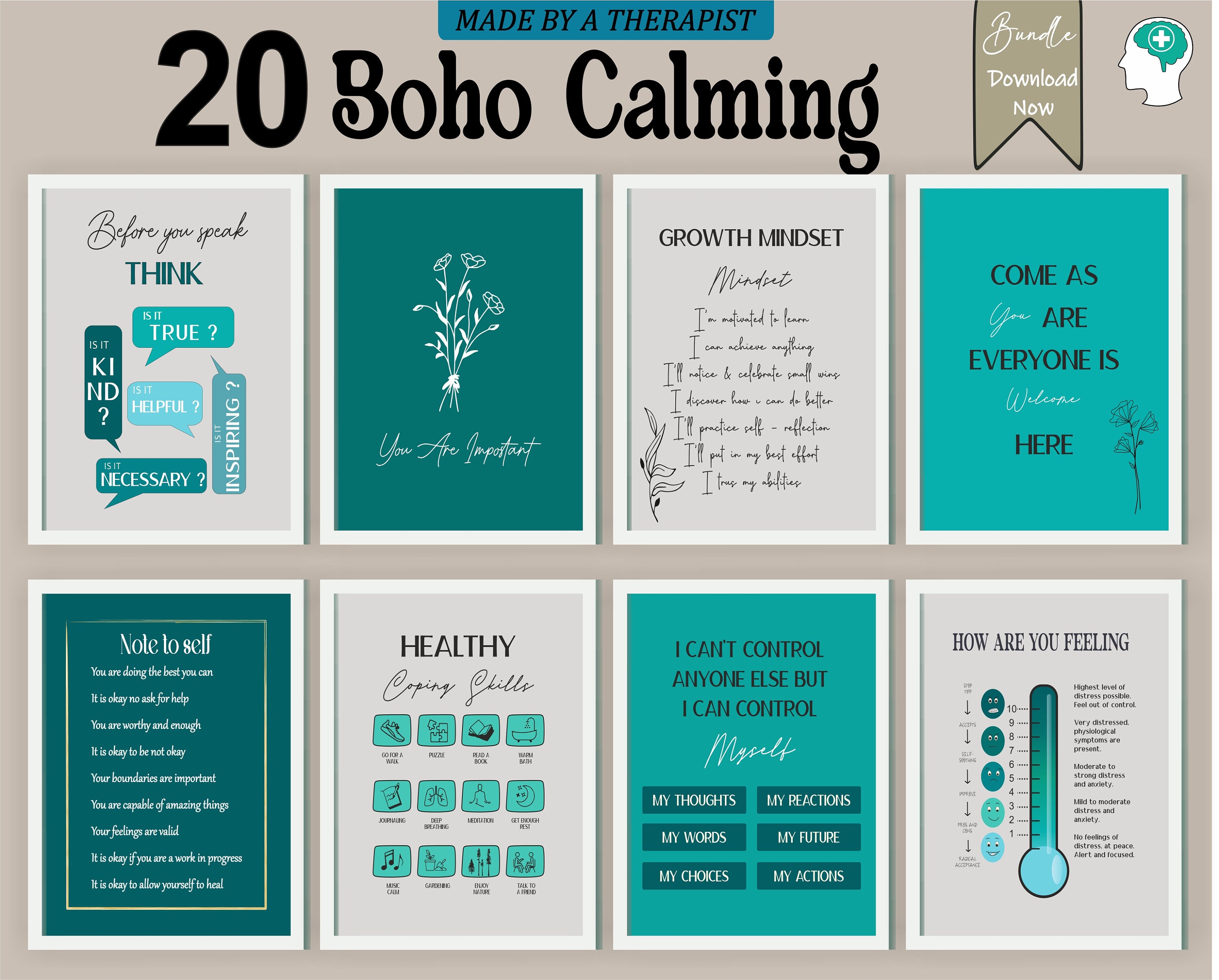 20 Speech Therapy Therapist Office Decor Calming Corner School - Etsy