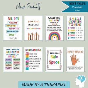 34 Calming Corner Sign Safe Space School Secretary Office - Etsy