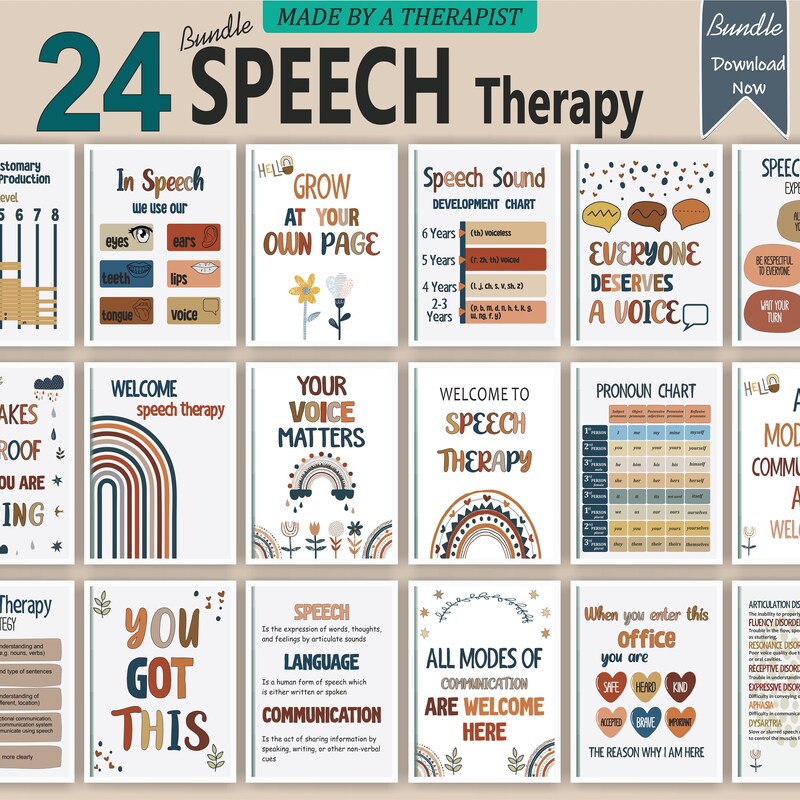 Speech Therapy - Etsy