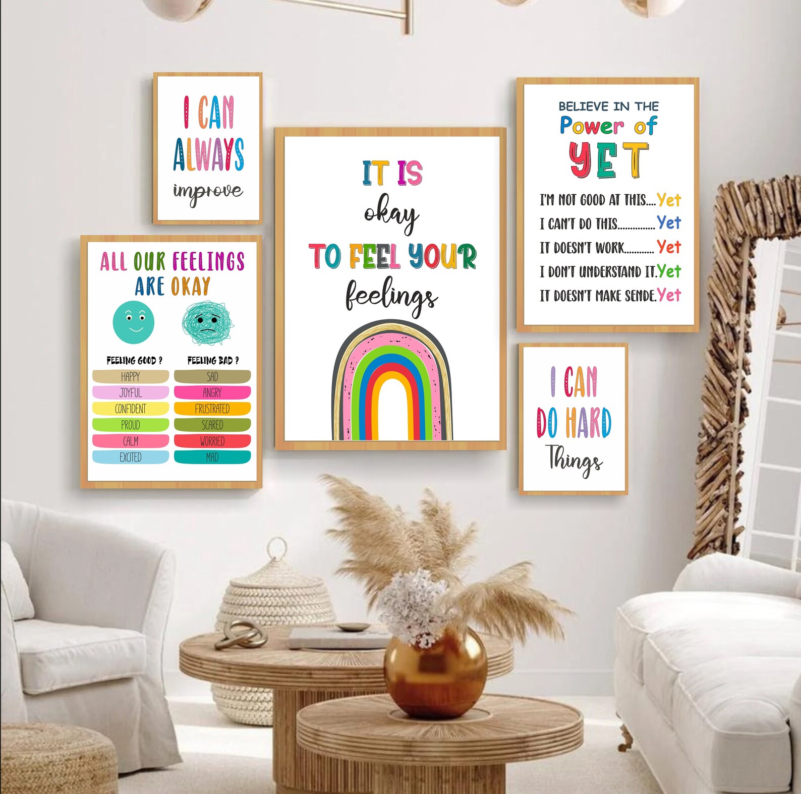 25 Kids Mental Health Bulletin Board Kit Social Worker Therapy - Etsy