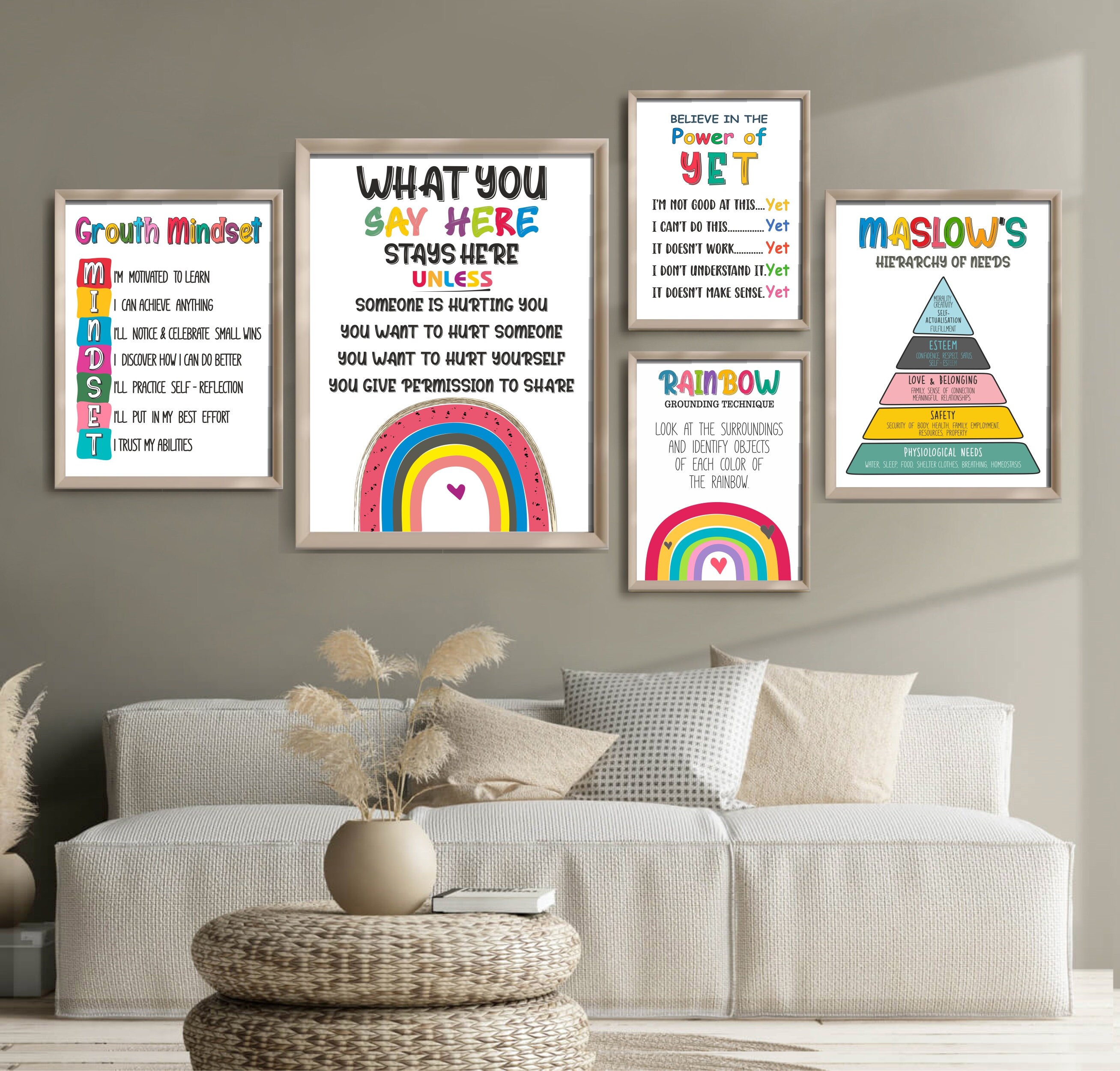 40 Social Worker Office Decor Mental Health Poster Classrom Decor ...