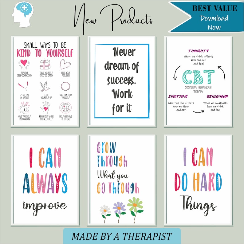 40 Social Worker Office Decor Mental Health Poster Classrom Decor ...
