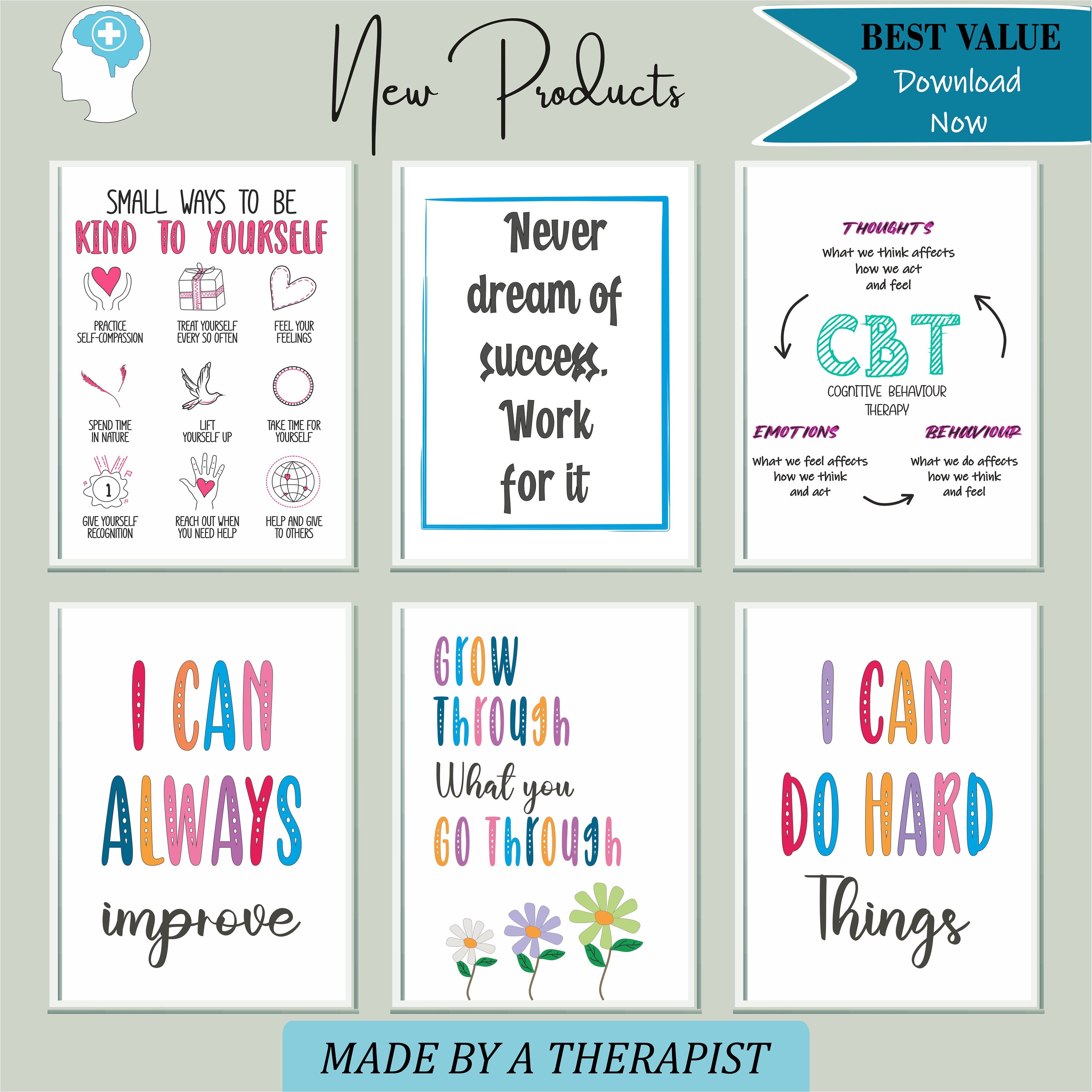 40 Social Worker Office Decor Mental Health Poster Classrom Decor ...