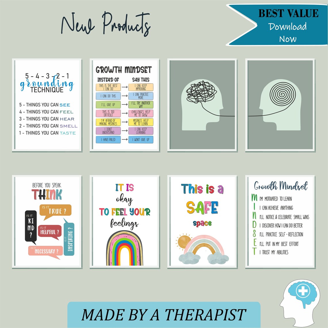 38 Calm Corner Posters, Calming Corner, Classroom Decor, Calm Down ...