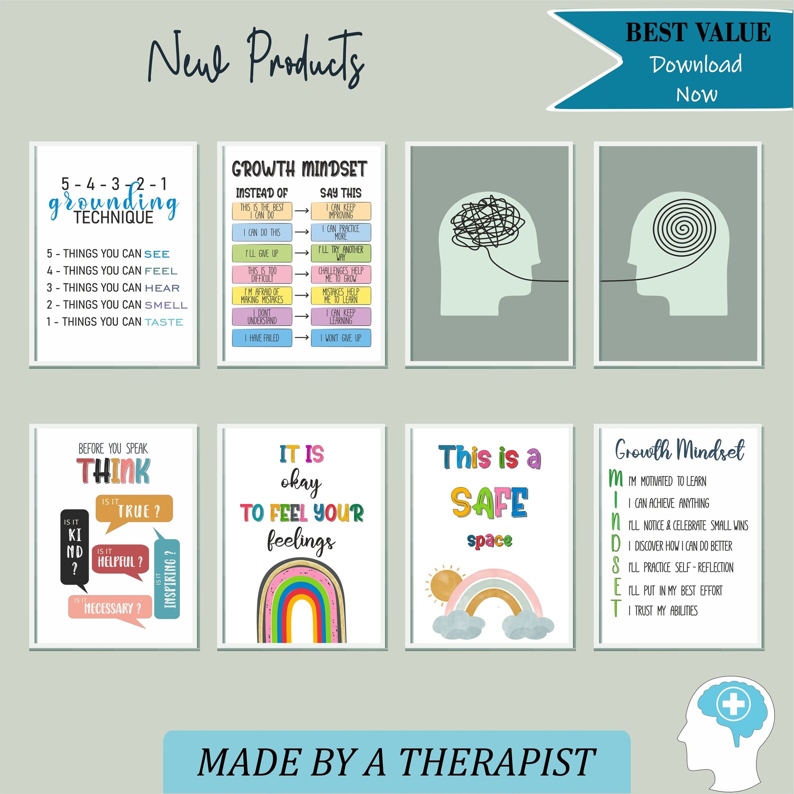 38 Calm Corner Posters, Calming Corner, Classroom Decor, Calm Down ...