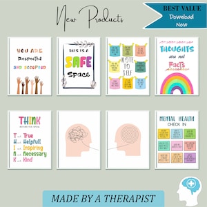 40 Social Worker Office Decor Mental Health Poster Classrom Decor ...