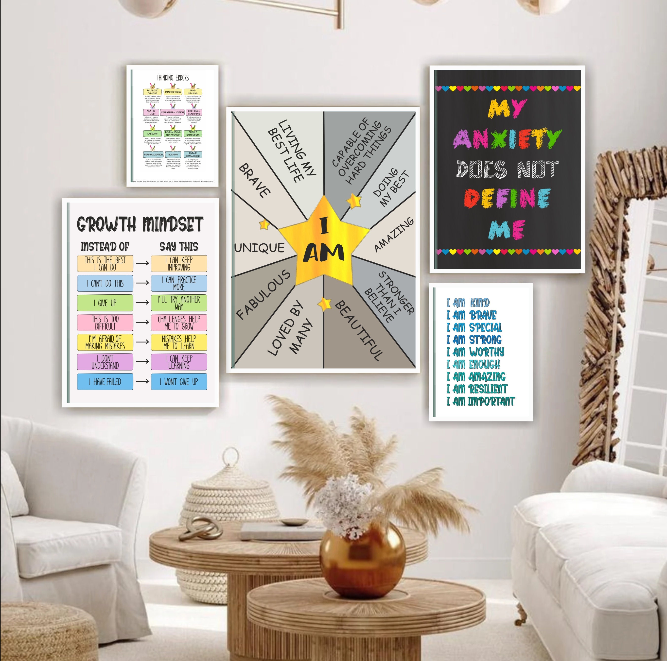 50 Calm Colors Classroom Decor Educational Posters Printable Emotions ...